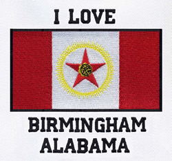Birmingham, Alabama Embroidery Design | AnnTheGran.com