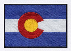 Colorado Flag Embroidery Design | AnnTheGran.com