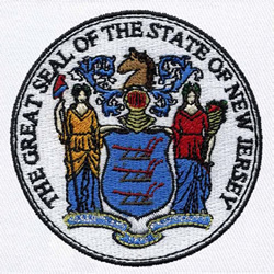 New Jersey State Seal Embroidery Design | AnnTheGran.com