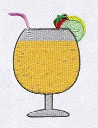 Cocktail Embroidery Design | AnnTheGran.com