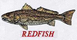 Redfish Embroidery Design | AnnTheGran.com