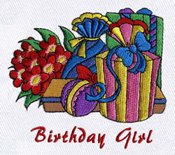 Birthday Girl Embroidery Design | AnnTheGran.com
