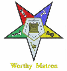 Worthy Matron Embroidery Design | AnnTheGran.com