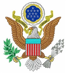 USA Government Emblem Embroidery Design | AnnTheGran.com