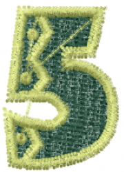 El Rio Lobo Font 5 Embroidery Design | AnnTheGran.com