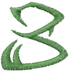 Tribal Number 3 Embroidery Design | AnnTheGran.com