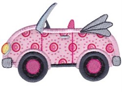 Applique VW Beetle Embroidery Design | AnnTheGran.com