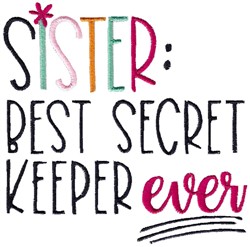 Best Secret Keeper Embroidery Design | AnnTheGran.com