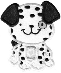 Dalmatian Applique Embroidery Design | AnnTheGran.com