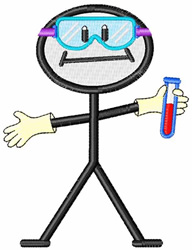 Medical Lab Tech Embroidery Design | AnnTheGran.com