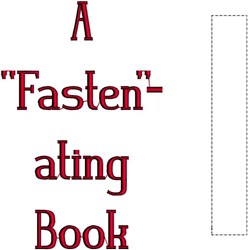A Fasten-ating Book Embroidery Design | AnnTheGran.com