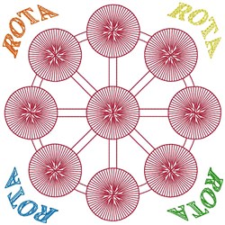 Radial Fill Rota Embroidery Design | AnnTheGran.com