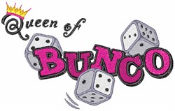 Free Queen Bunco Embroidery Design | AnnTheGran.com
