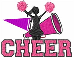 Cheer Embroidery Design | AnnTheGran.com