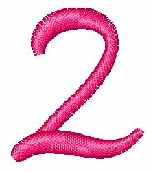 Disney Number 2 Embroidery Design | AnnTheGran.com