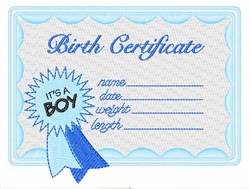 Birth Certificate Embroidery Design | AnnTheGran.com