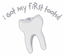 First Tooth Embroidery Design | AnnTheGran.com