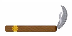 Cigar Smoke Embroidery Design | AnnTheGran.com