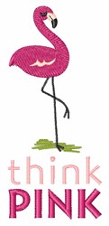 Think Pink Embroidery Design | AnnTheGran.com