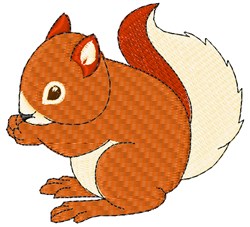 Squirrel Embroidery Design | AnnTheGran.com