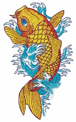 Koi Embroidery Design | AnnTheGran.com