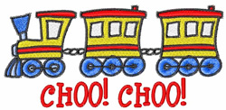 Choo Choo Embroidery Design | AnnTheGran.com