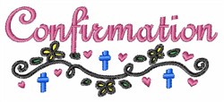 Confirmation Embroidery Design | AnnTheGran.com