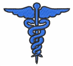 Army Medical Caduceus Embroidery Design | AnnTheGran.com