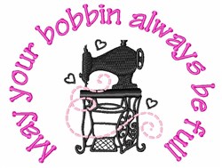 Bobbin Be Full Embroidery Design | AnnTheGran.com