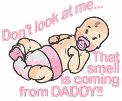 Diaper Baby Embroidery Design | AnnTheGran.com