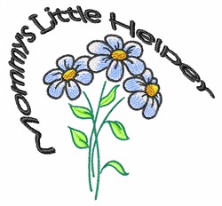 Mommys Little Helper Embroidery Design | AnnTheGran.com