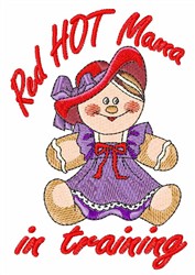 Red Hot Mama Embroidery Design | AnnTheGran.com
