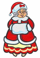 Mrs. Clause Embroidery Design | AnnTheGran.com