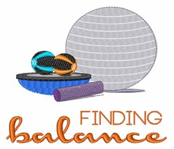 Finding Balance Embroidery Design | AnnTheGran.com