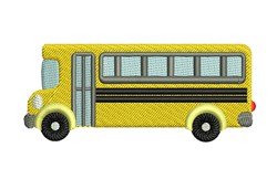 School Bus Embroidery Design | AnnTheGran.com