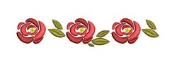 Rose Border Embroidery Design | AnnTheGran.com