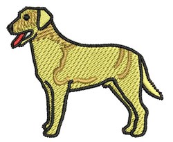 Small Yellow Lab Embroidery Design | AnnTheGran.com
