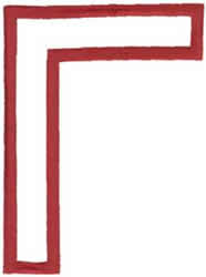 Gamma Outline Embroidery Design | AnnTheGran.com