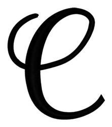Script Letter C Embroidery Design | AnnTheGran.com