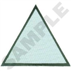 Triangle Embroidery Design | AnnTheGran.com