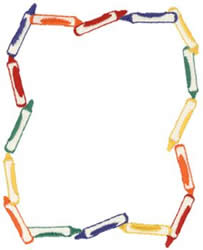 Crayon Border Embroidery Design | AnnTheGran.com