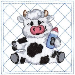 Cow Embroidery Design | AnnTheGran.com