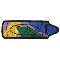 Crayon Embroidery Design | AnnTheGran.com