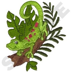 Gecko Embroidery Design | AnnTheGran.com