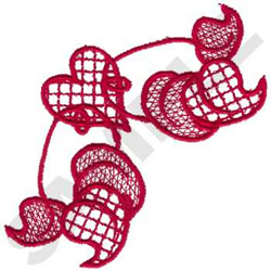 Heart Scroll Embroidery Design | AnnTheGran.com