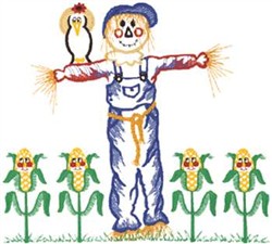 Scarecrow Embroidery Design | AnnTheGran.com