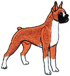 Boxer Embroidery Design | AnnTheGran.com