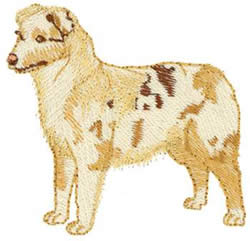 Australian Shepherd Embroidery Design | AnnTheGran.com