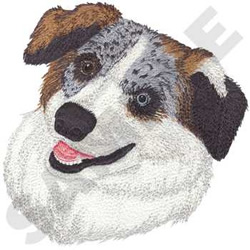 Australian Shepherd Embroidery Design | AnnTheGran.com