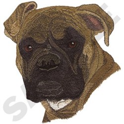 Brindle Boxer Embroidery Design | AnnTheGran.com